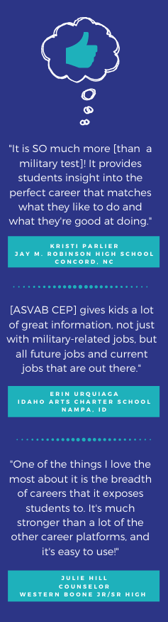 What career is right for me? | ASVAB Career Exploration Program